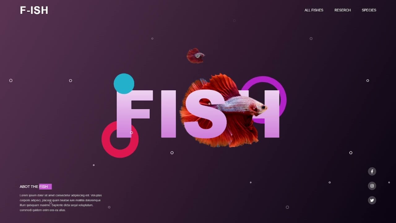 How To Make Animated Website Design Using HTML and CSS Step By Step | Web Design Tutorial