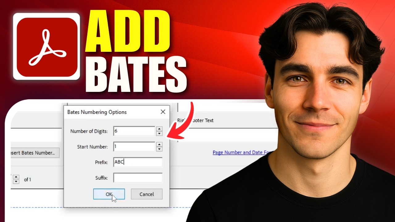 How To Add Bates Numbering To Multiple PDF Files Using Adobe Acrobat Pro DC (Tutorial 2026)