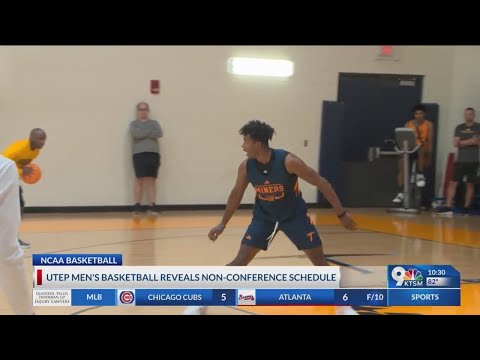 UTEP men’s basketball reveals 2023-24 non-conference schedule