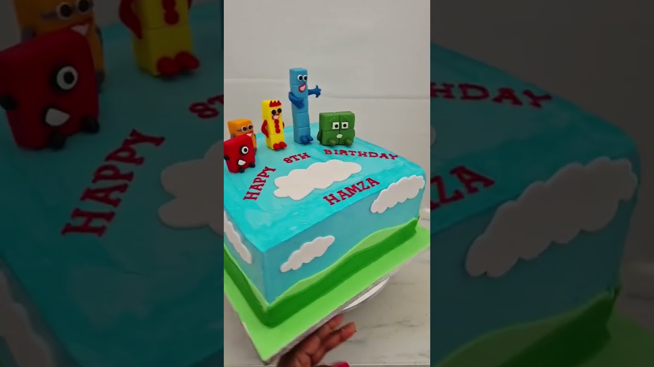 Numberblocks birthday cake numberblocks celebration 8yo #numberblocks #birthdaycake