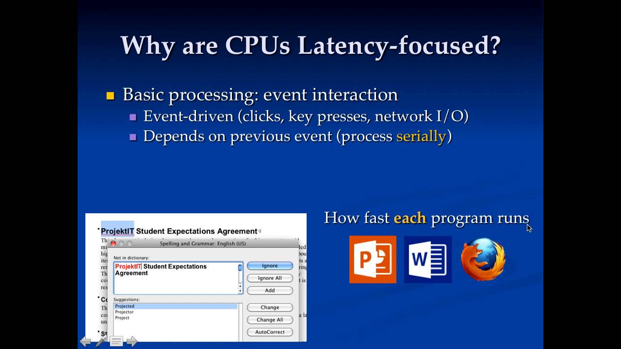 5 latency throughput gpu and cpu processors