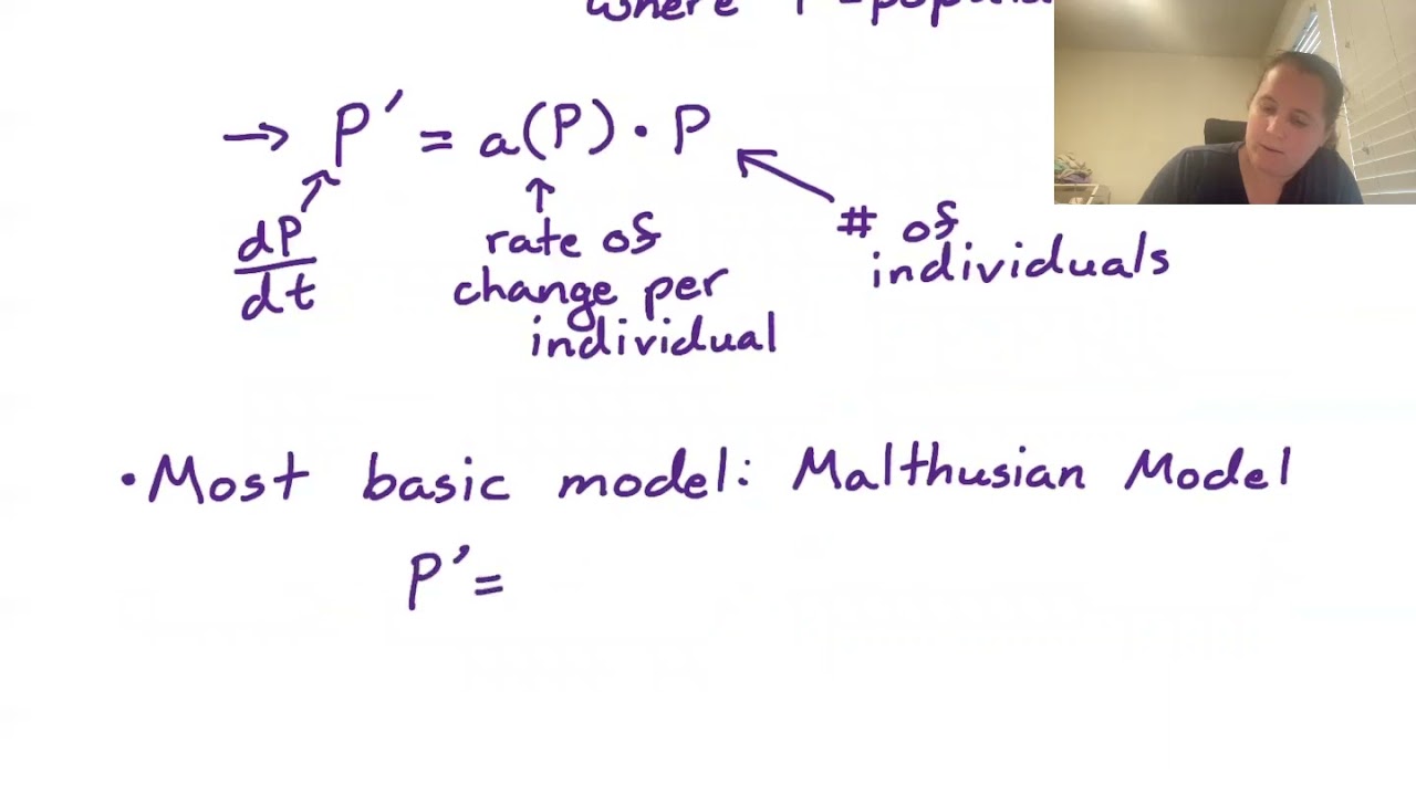 DiffEQ Section 1.1, part 1: Mathematical Modeling