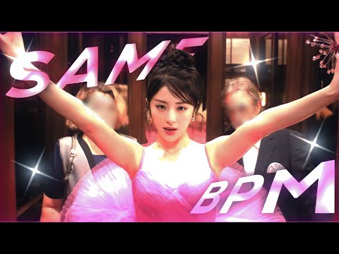 kpop dances that have the same bpm from different songs