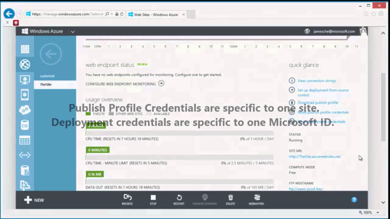 Detailed Error Messages