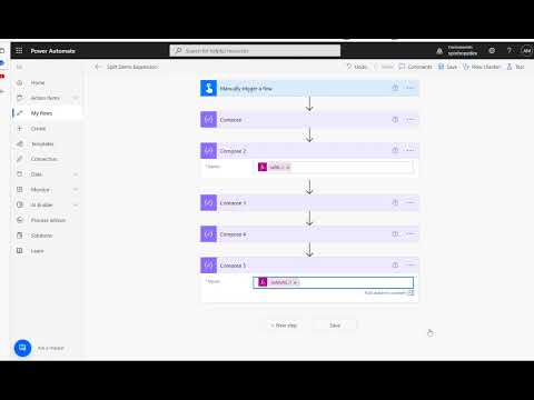 Power Automate - Split, First, Last, Iterate All & access particular values from a set of values