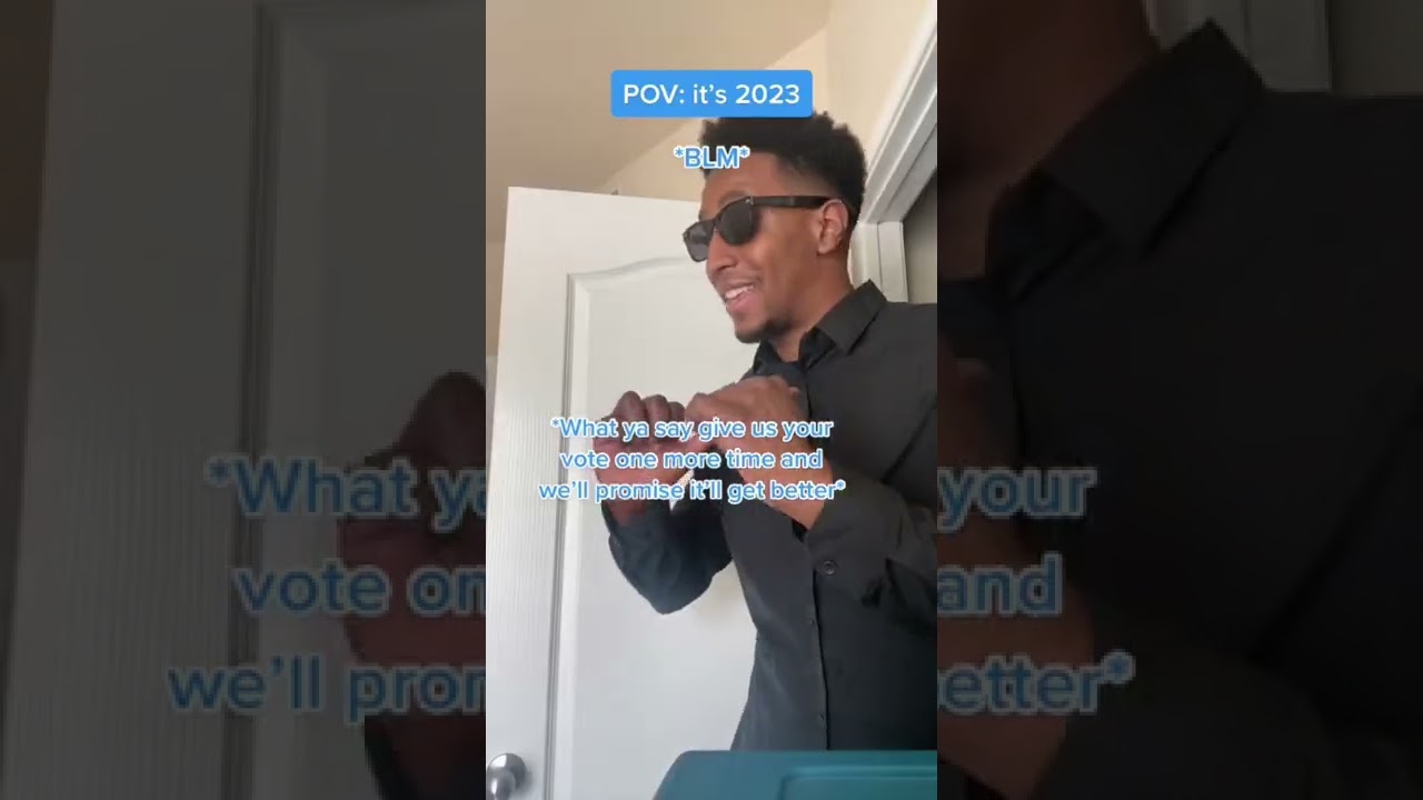 POV it’s 2023 and the black vote needs to be secured 🤦🏾‍♂️ #shorts