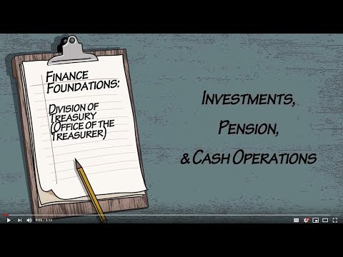 Finance Foundations Division of Treasury (Office of the Treasurer) - Investments, Pension, etc.
