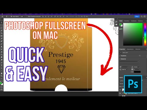 How to Make Photoshop Fullscreen on MacOS (Quick & Easy)