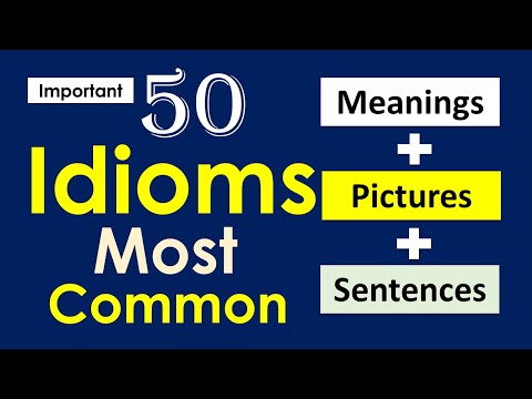 Idioms with pictures | Meanings & Sentences