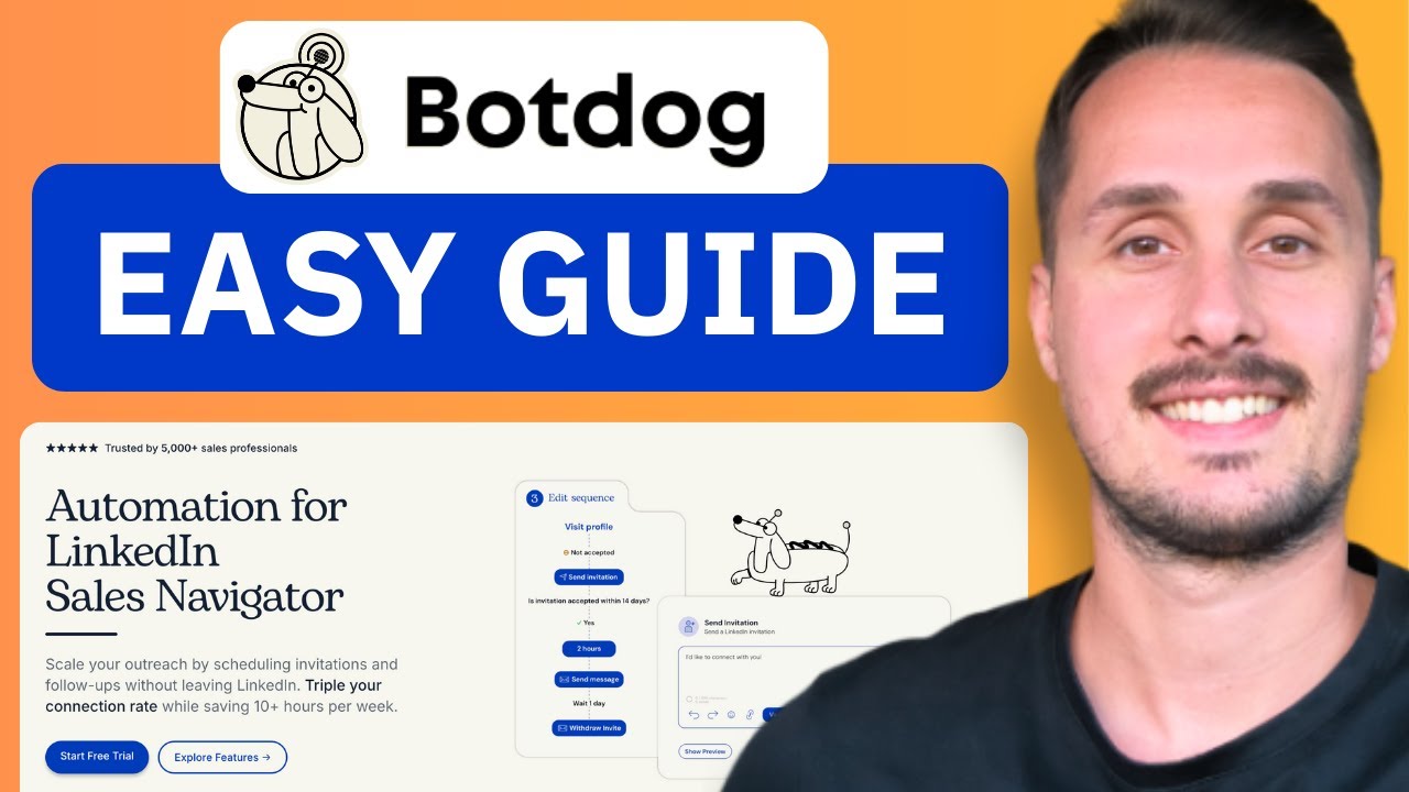 Botdog Beginner Tutorial 2026: How To Automate LinkedIn Easily