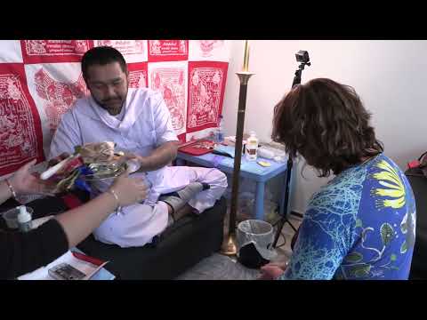 Unalome Sak Yant Thai Tattoo