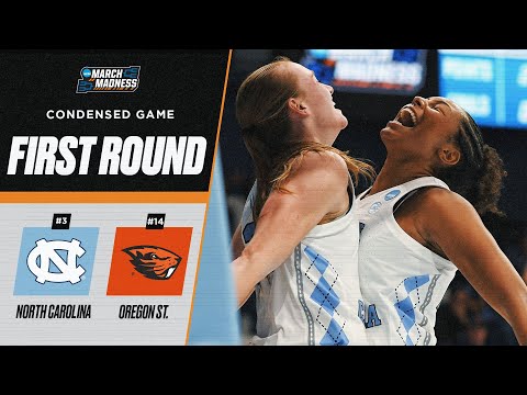 North Carolina vs. Oregon State - First round NCAA tournament extended highlights