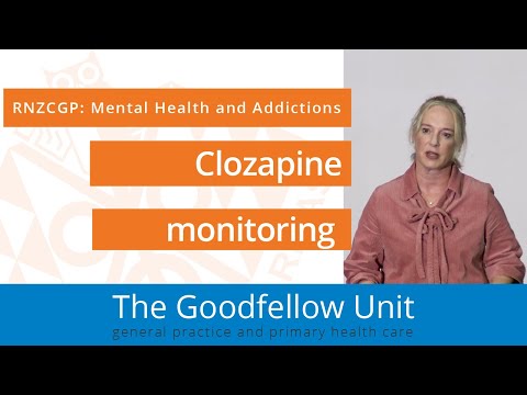 Clozapine monitoring: Mental Health & Addictions Day 2023