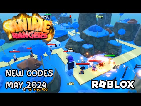 Roblox Anime Rangers New Codes May 2024