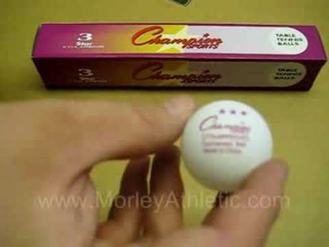3 STAR TABLE TENNIS BALLS