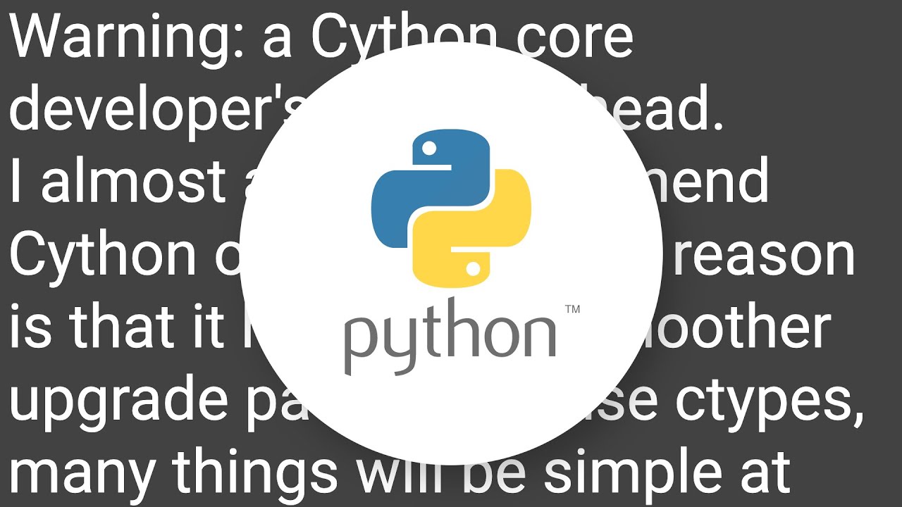 Wrapping a C library in Python: C, Cython or ctypes?