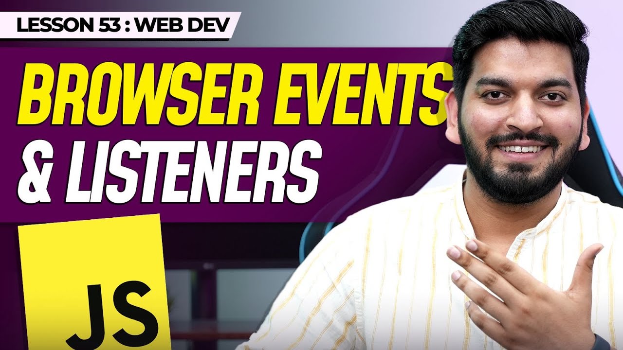 Understanding Events And Listeners In Javascript A Comprehensive Guide