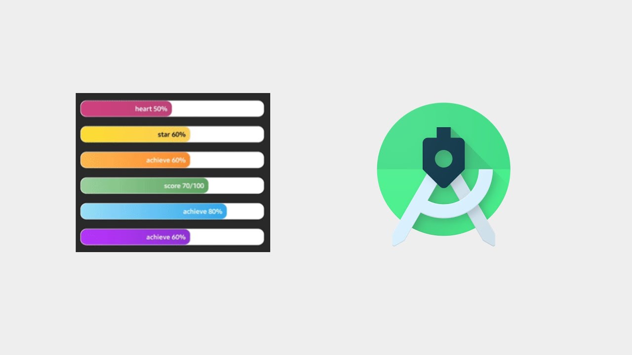 Using ProgressView library in Android Studio