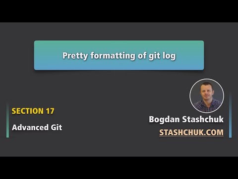 Learn Git pretty formatting of Git log | Advanced Git 05 - Mind Luster