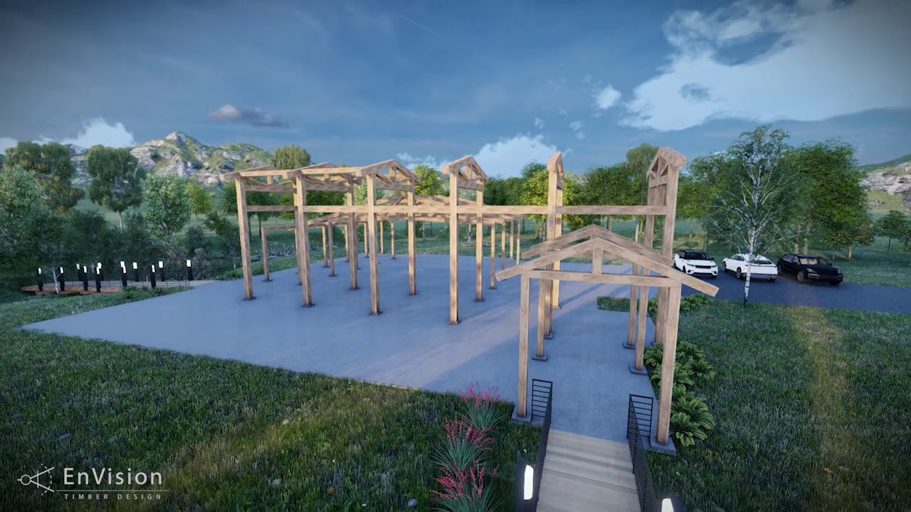 Timber Frame Building Virtual Tour - Eastmoor Ridge Community Center | EnVision Timber Design