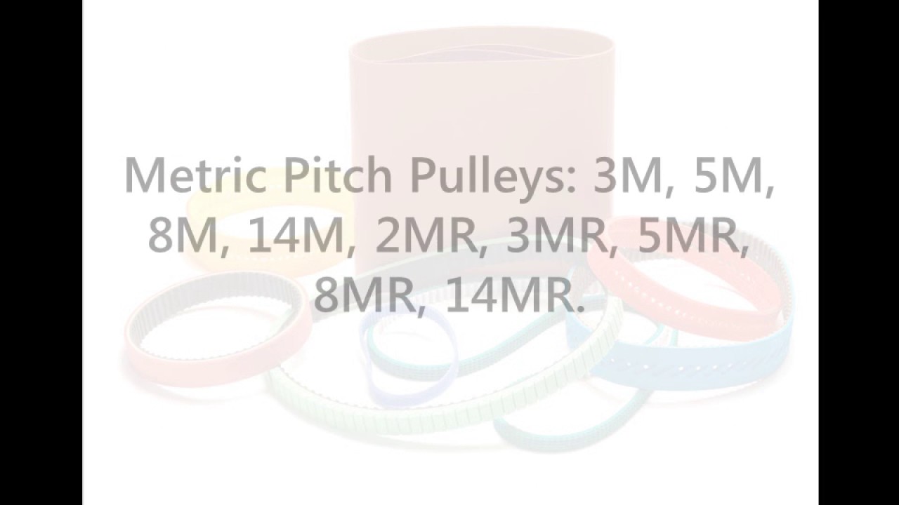 Timing Belt Pulley: Imperial & Metric Thread Pitch