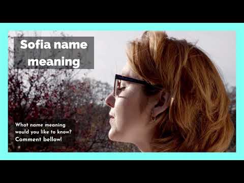 Sofia name meaning