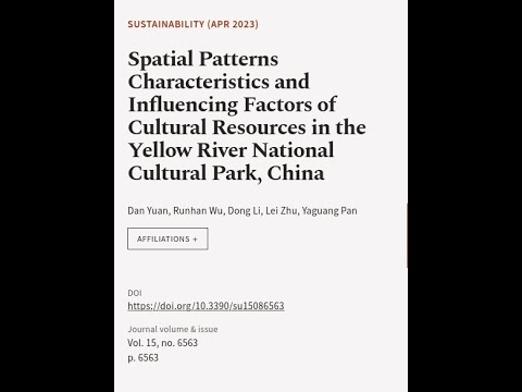 Spatial Patterns Characteristics and Influencing Factors of Cultural Resources in the... | RTCL.TV