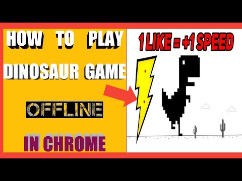How to Play Chrome's Hidden Dinosaur Game Without Going Offline. By Techno You. #TechnoYou.