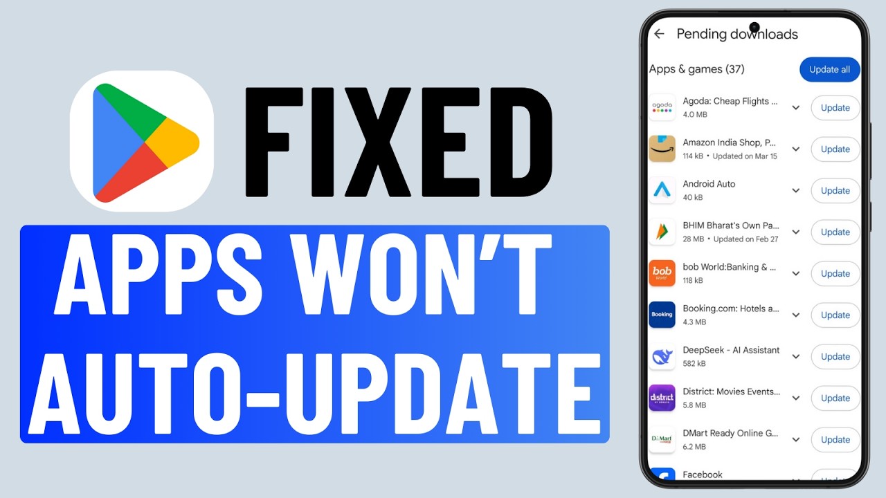 Fix Play Store Not Updating Apps Automatically on Android (2025)