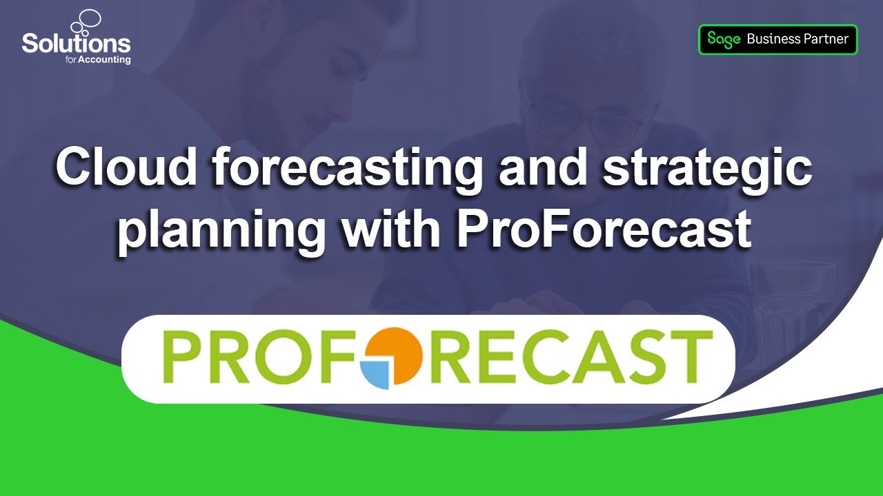 Cloud forecasting and strategic planning with ProForecast