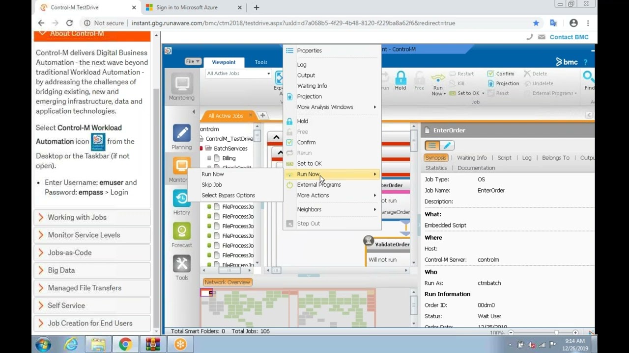 CONTROL M - Both Scheduling and Admin