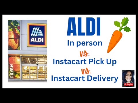🛒 Aldi In-Person vs. Instacart 😱 The Shocking Cost Comparison You Need to See! 💸
