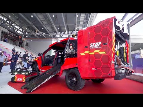 Singapore’s new generation of firefighting vehicles and robots from ...