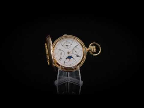 Perpetual Calendar Chronograph Pocket Watch by Redard & Co | M.S. Rau