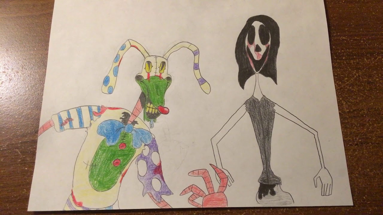 Martins walls: Boozoo’s ghosts  +  harmony and horrors drawing