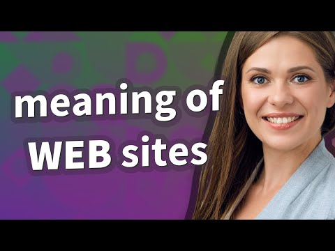Web sites | meaning of Web sites