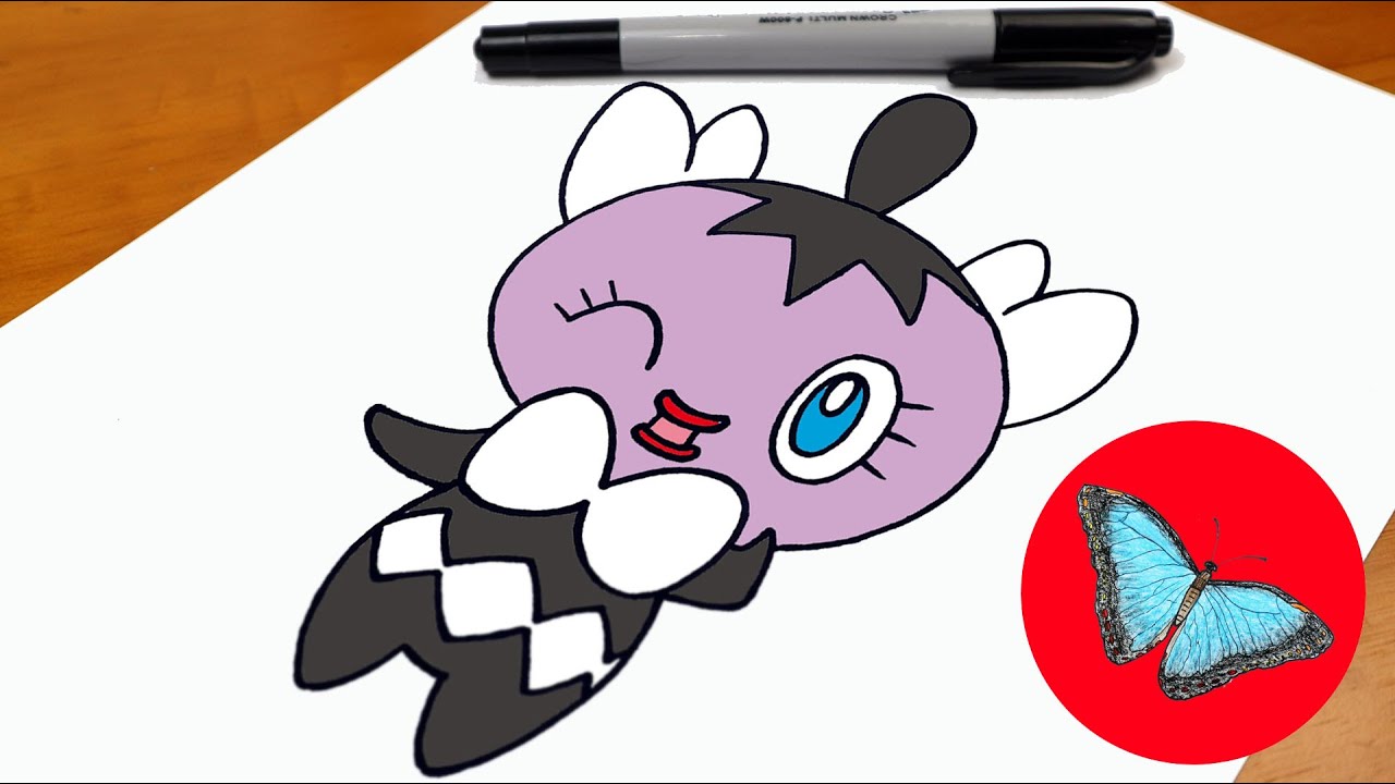 How To Draw Pokemon - Gothita Easy Step by Step