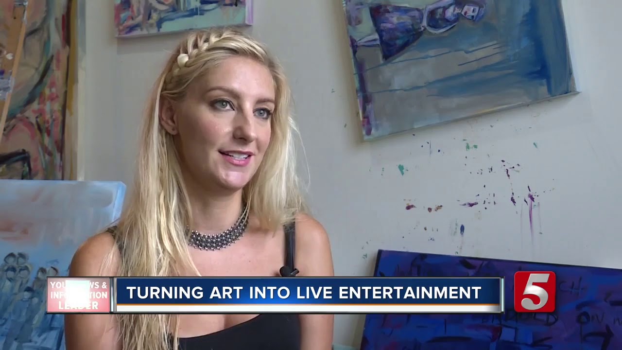 Heidi Schwartz: Part Painter, Part Live-Entertainer
