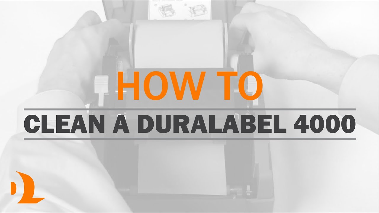 Cleaning the DuraLabel 4000
