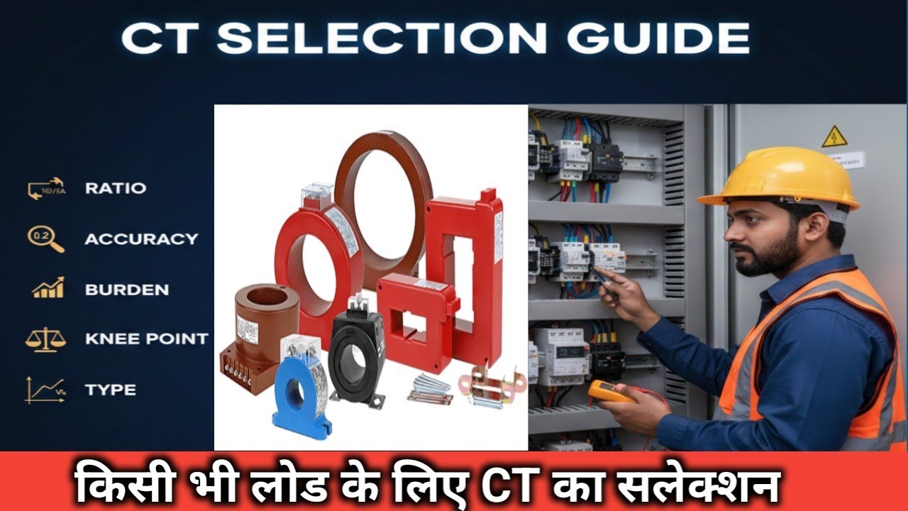 CT Selection Calculation & Guide || How to select Current Transformer for Load