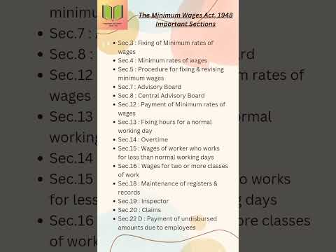 PAPER 2 ll Labour Welfare || Minimum wages Act,1948 || UGC NET/JRF || 2024