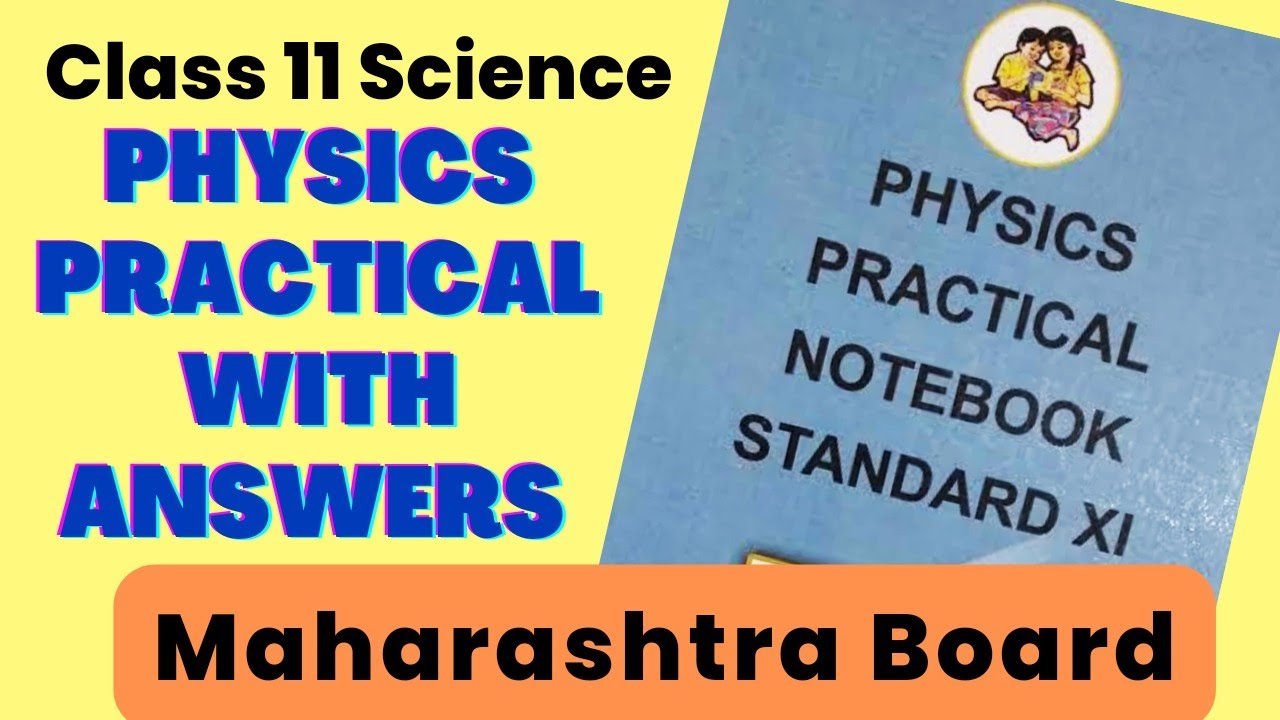 Class 11 Physics Practical Book PDF | Maharashtra Board Practical📚 #PhysicsPractical #RecordBook