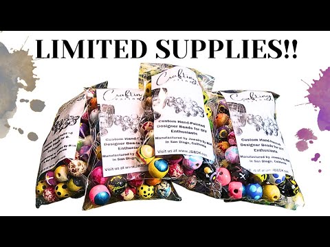 CLEARANCE: 50-PACK of DESIGNER BEADS $9.99 | LIMITED SUPPLIES!!