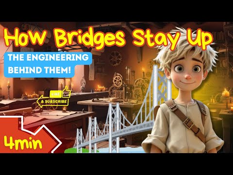 How Do Bridges Work? 🌉 Engineering for Kids | Types of Bridges + Fun Facts