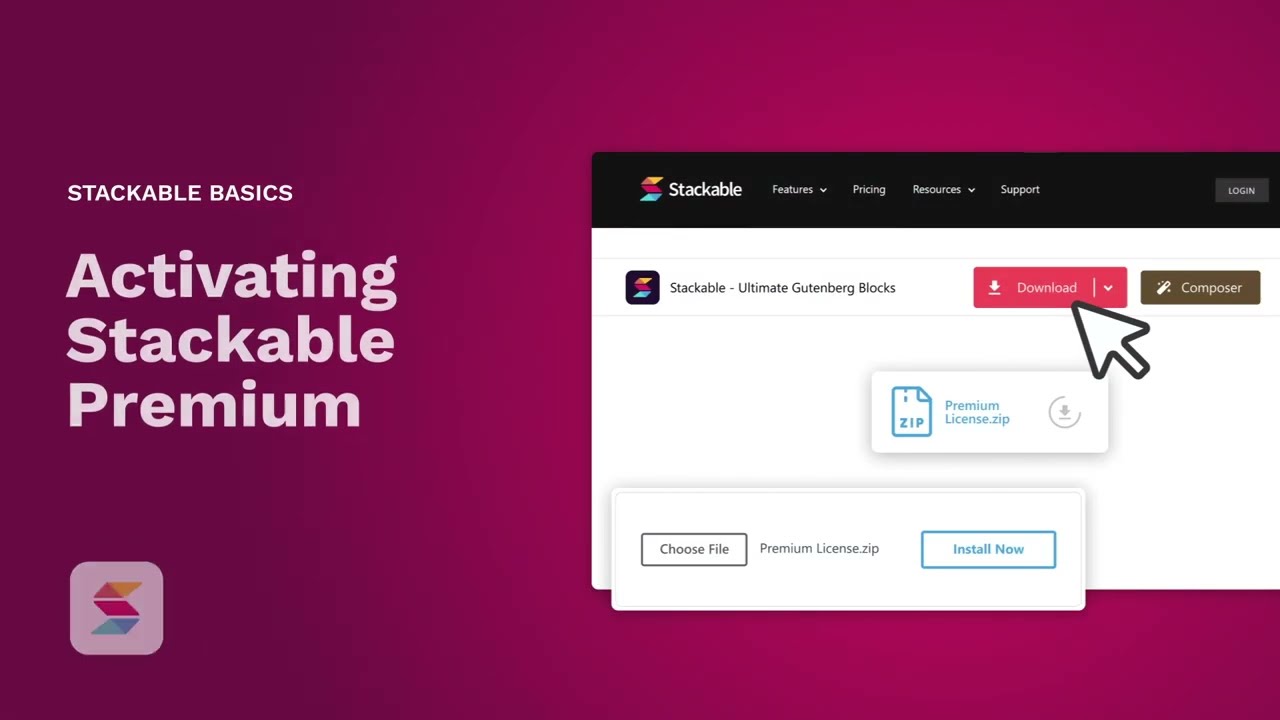 Activating Stackable Premium