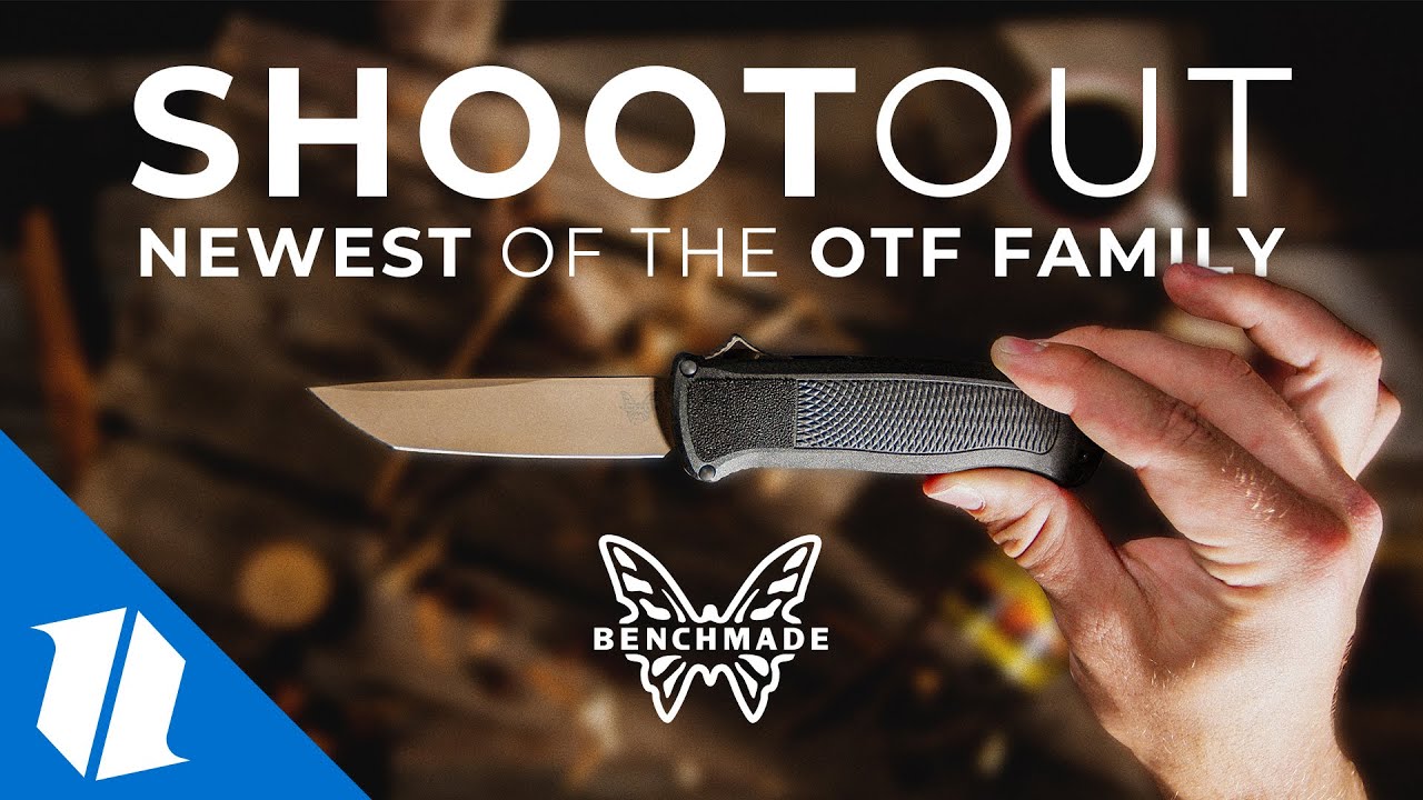 Benchmade Shootout 5370FE D/A OTF Automatic Knife Tan