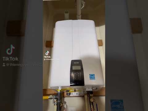 Navien Tankless Water Heater #construction #plumbing #plumber #diy #hvac #realestate #shorts