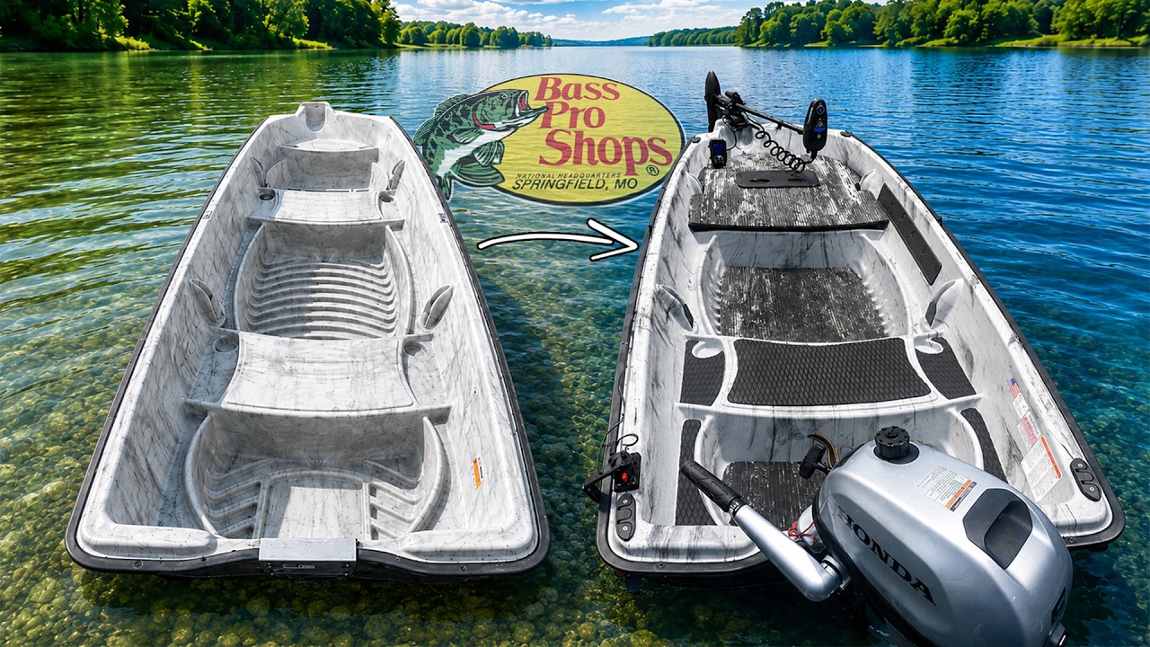 Transforming Bass Pro's CHEAPEST Boat ($649)