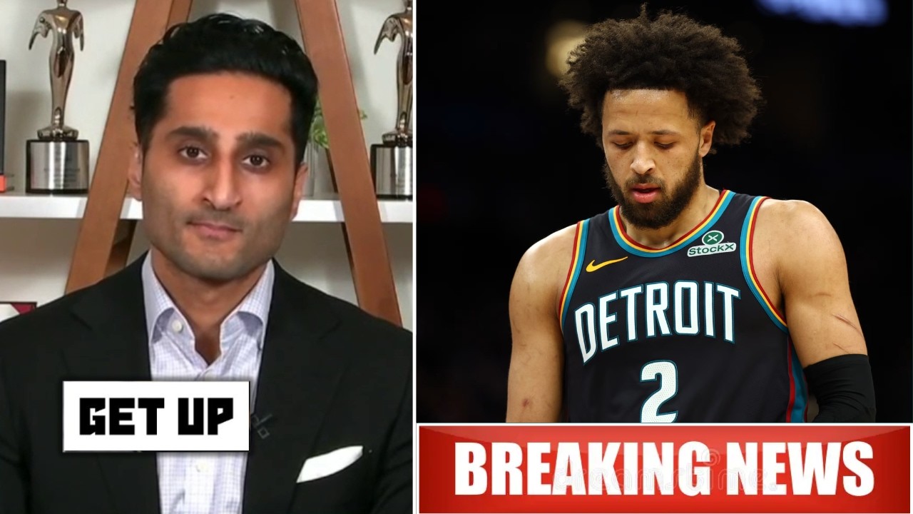 GET UP | Shams BREAKING: Pistons star Cade Cunningham collapsed lung & miss extended period of time