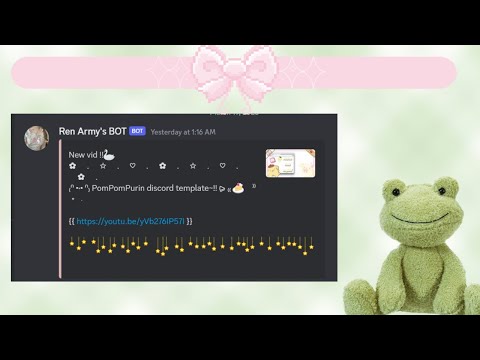 How to make a discord webhook message!! (🦢🍡) II RoyaleRenX II✿ . ✩ . ♡